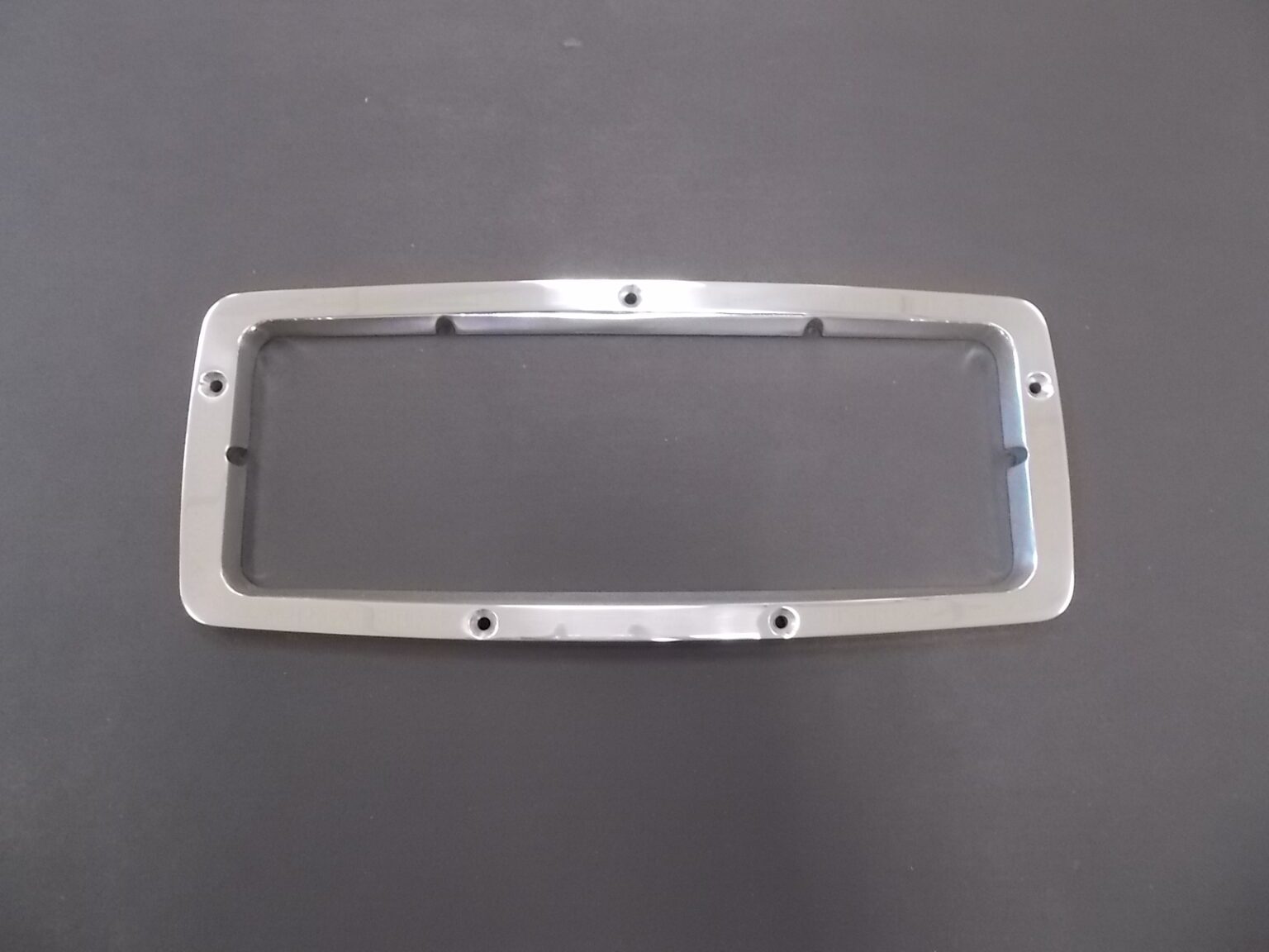 Dirks1509 - Polished Aluminum Square Headlamp Bezel - Dirk's Classic Truck