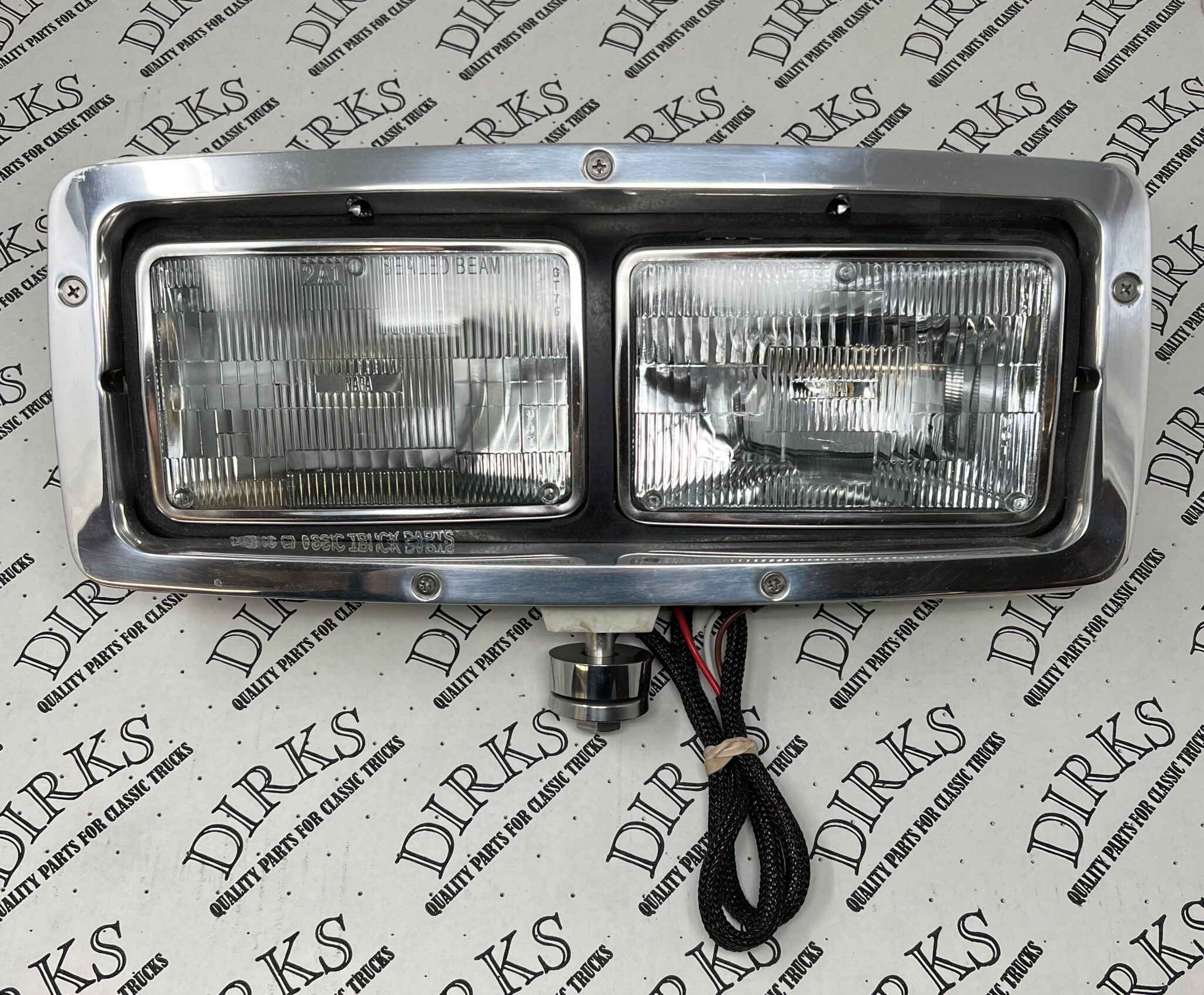 Dirks1898 - Peterbilt Dual Square Headlamp Assembly, LH - Dirk's ...