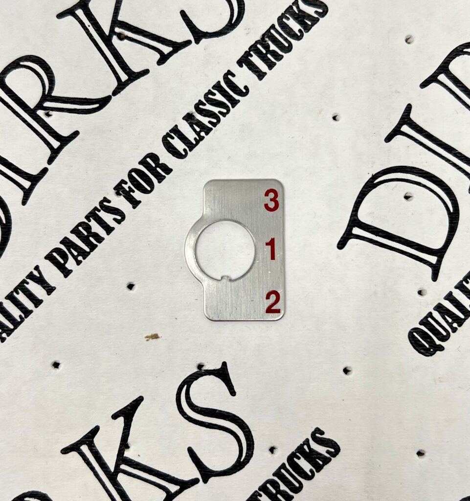 Dirks1923 - Jake Brake Switch Plate, 1/2/3, Cummins 3871265 - Dirk's ...