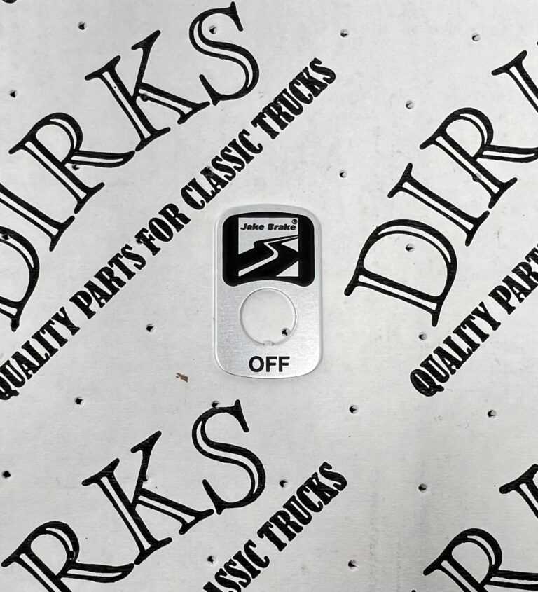 Dirks1924 - Jake Break Switch Plate, On/Off, Cummins 3871244 - Dirk's ...