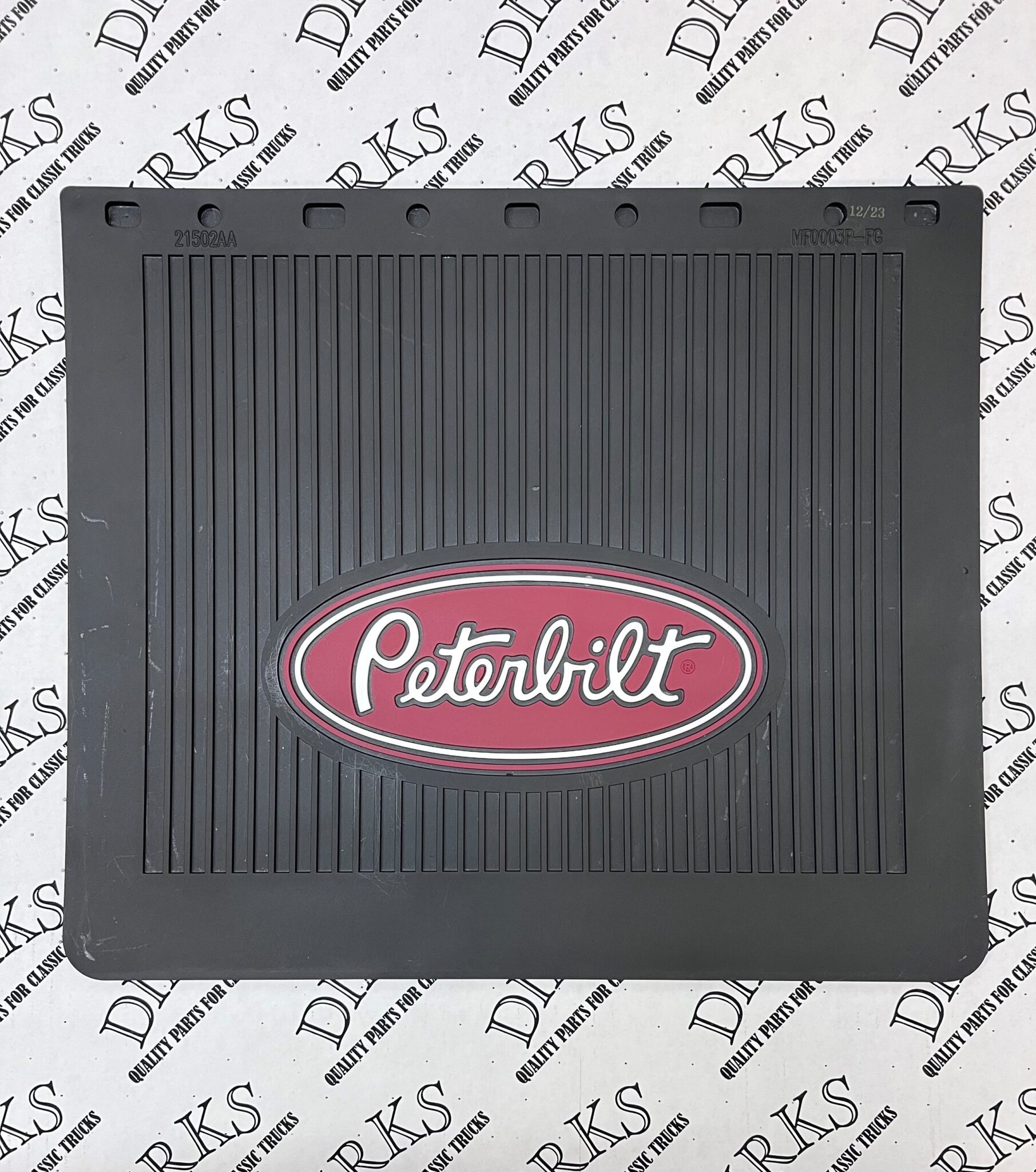 Dirks1938 - Peterbilt 359 Front Fender Mud Flap - Dirk's Classic Truck